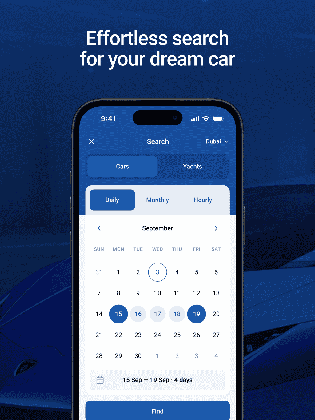 Best Car Rental App | Luxury & Cheap | Renty.ae