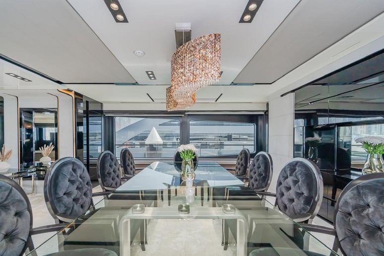 Rent Peri Saffuriya 130 ft (40m) Power boat in Dubai Harbour | Rental ...