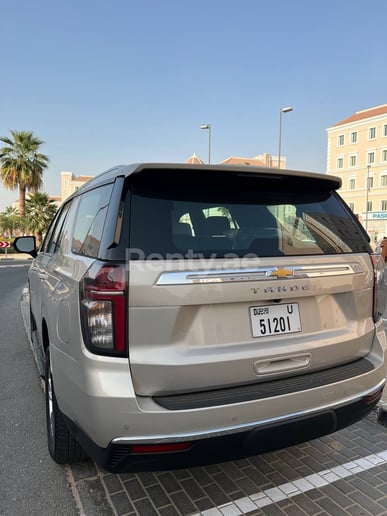 Rent a Chevrolet Tahoe (Beige), 2021 ID-04630, in Dubai - Renty.ae