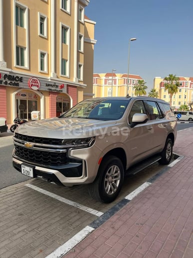Rent a Chevrolet Tahoe (Beige), 2021 ID-04630, in Dubai - Renty.ae