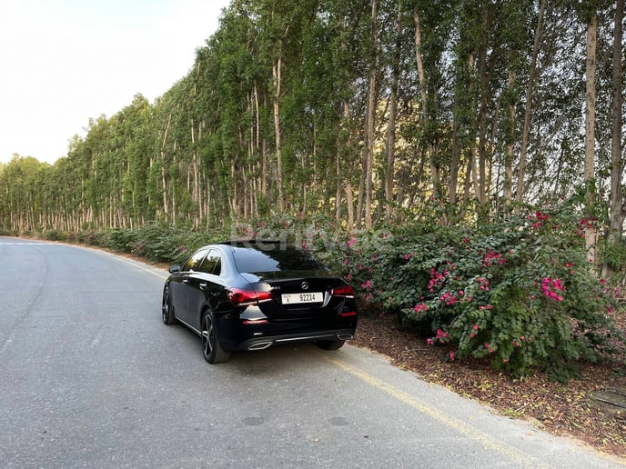 Rent a Mercedes A Class (Black), 2020 ID-04608, in Dubai - Renty.ae