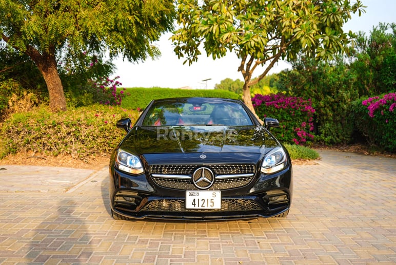 Rent a MERCEDES BENZ SLC 300 2019 (Black), 2019 ID-04530, in Dubai ...