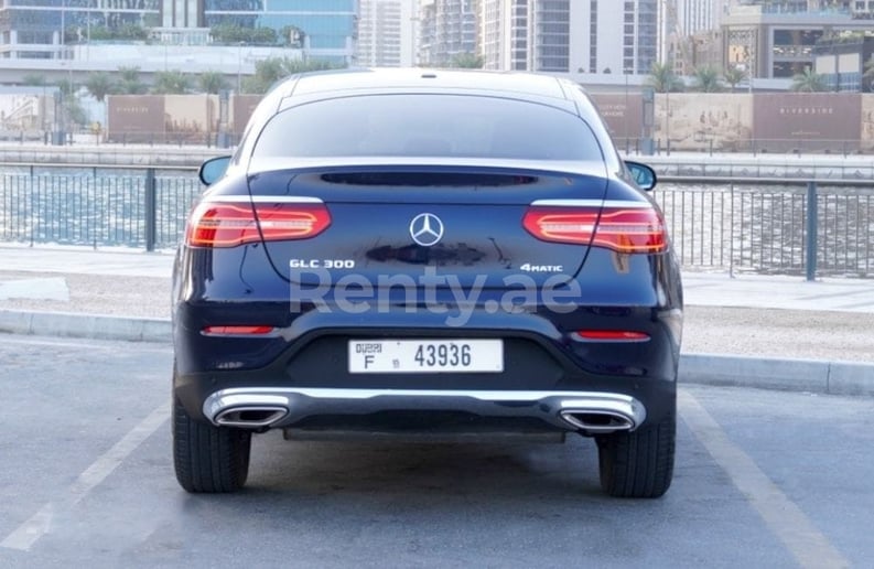 Rent a Mercedes GLC Coupe (Blue), 2020 ID-04100, in Dubai - Renty.ae