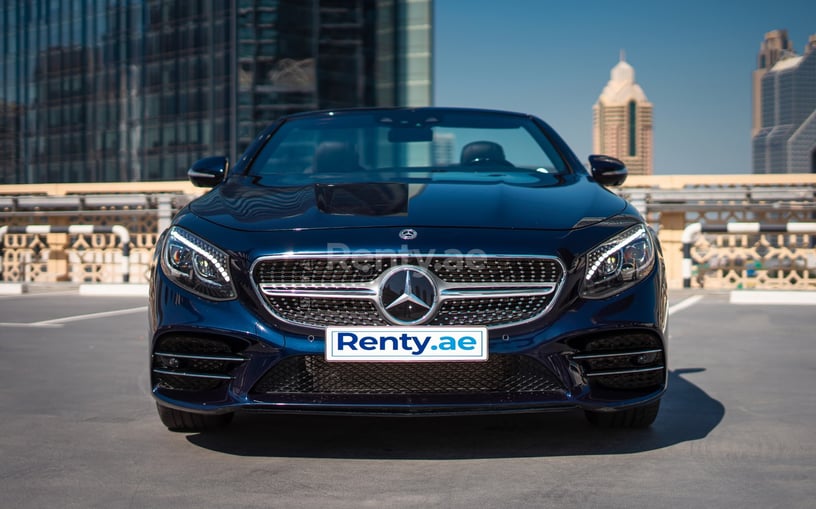 Rent a Mercedes S560 convert (Dark Blue), 2020 ID-03811, in Dubai ...