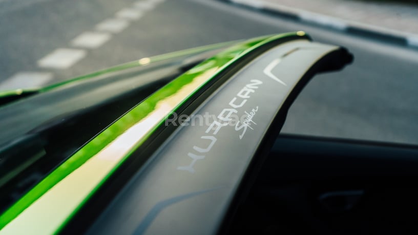 Rent a Lamborghini Evo Spyder (Green), 2022 ID-05019, in Dubai - Renty.ae