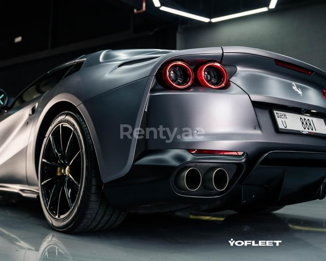 Rent a Ferrari 812 GTS (Grey), 2020 ID-04460, in Dubai - Renty.ae