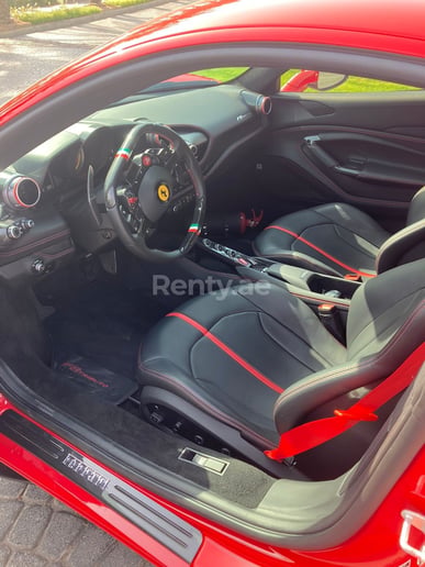 Rent a Ferrari F8 Tributo (Red), 2021 ID-03888, in Dubai - Renty.ae