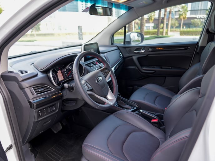Rent a JAC S3 (White), 2023 ID-04793, in Sharjah - Renty.ae