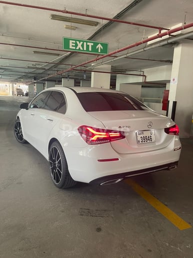 Rent a Mercedes A Class (White), 2019 ID-03718, in Dubai - Renty.ae