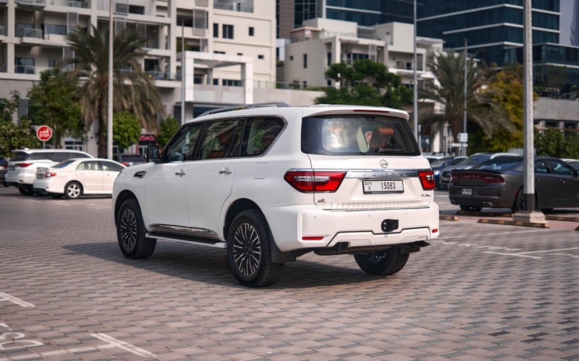Rent a Nissan Patrol V6 (White), 2024 ID-05495, in Sharjah - Renty.ae