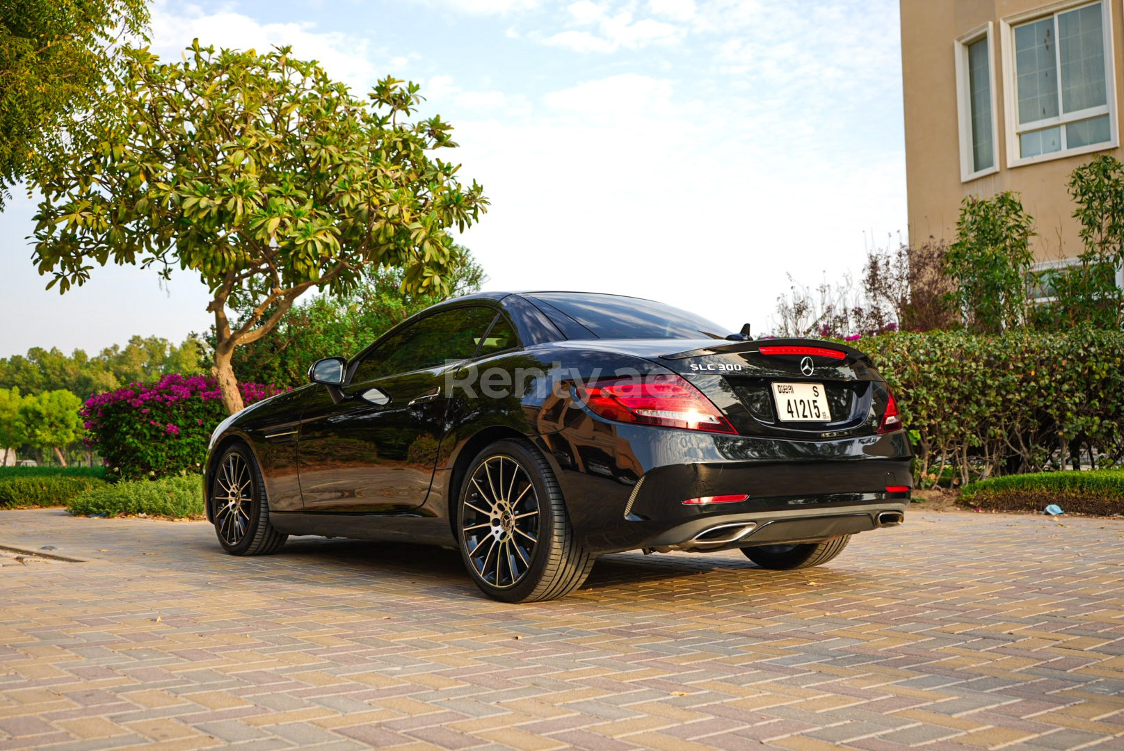 Rent a Black MERCEDES BENZ SLC 300 2019, 2019 ID-04530, in Dubai - Renty.ae
