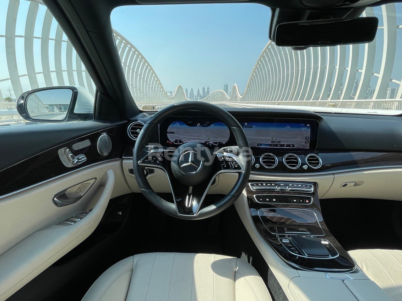 Rent a Mercedes E Class (White), 2021 ID-05001, in Dubai - Renty.ae