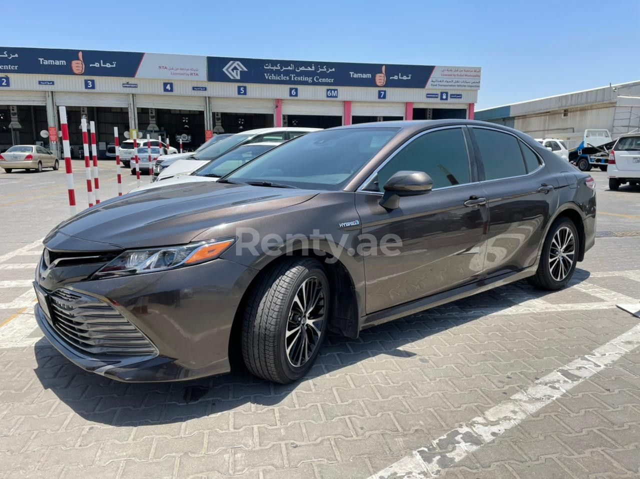 Rent a Brown Toyota Camry Hybrid, 2019 ID-03547, in Dubai - Renty.ae