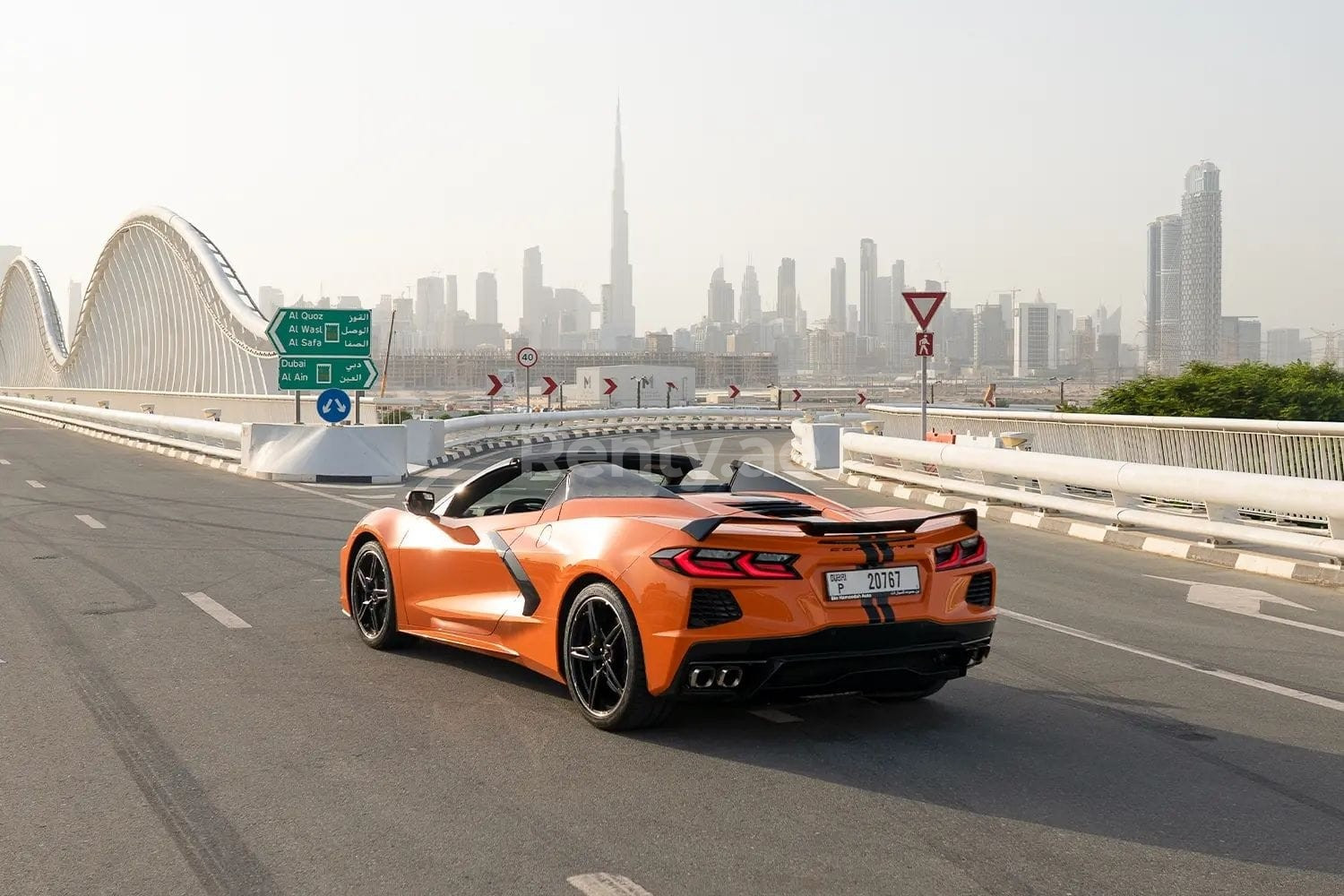 Rent a Chevrolet Corvette (Orange), 2022 ID-05041, in Dubai - Renty.ae