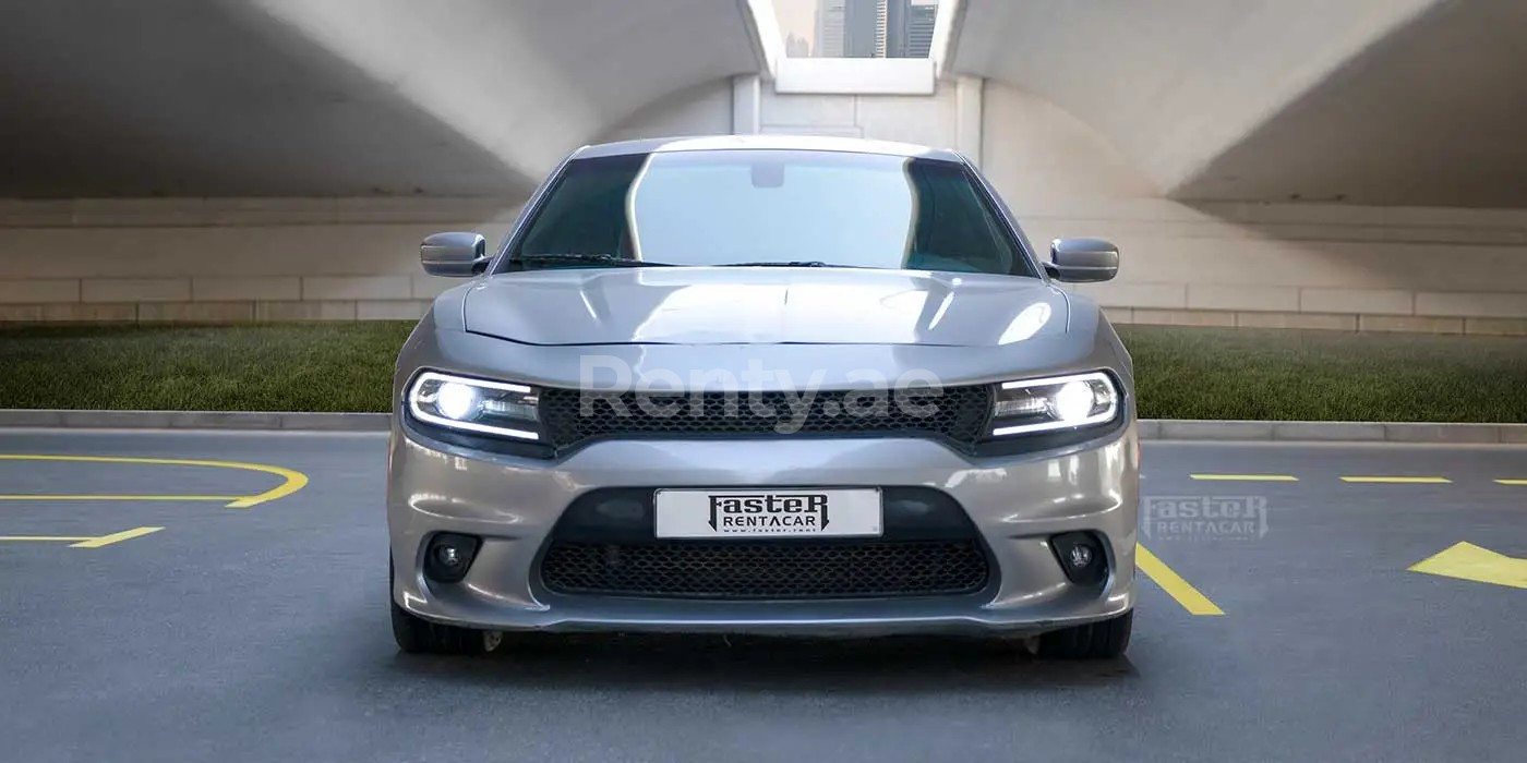 Rent a Silver Dodge Charger V8, 2021 ID-04292, in Dubai - Renty.ae