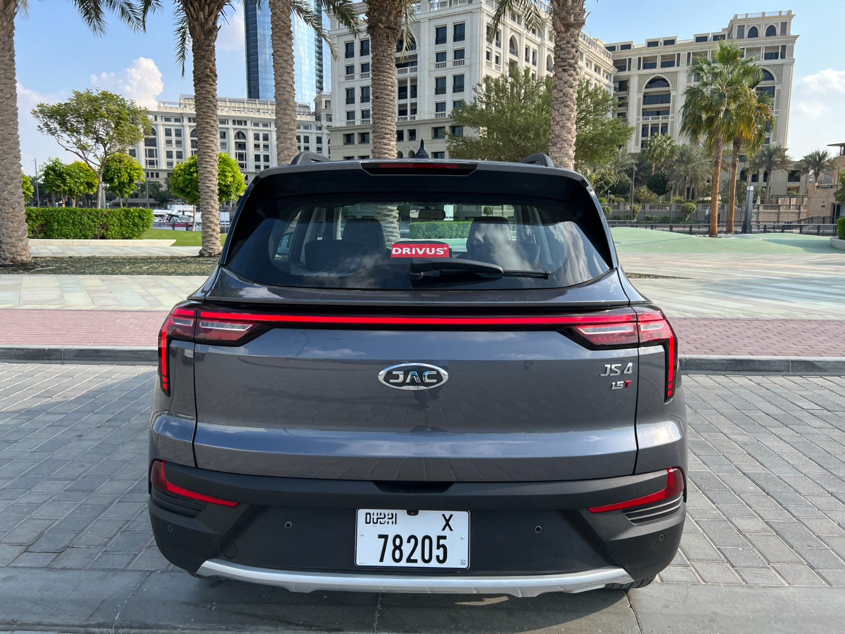 Rent a JAC JS4 (Grey), 2023 ID-05367, in Sharjah - Renty.ae