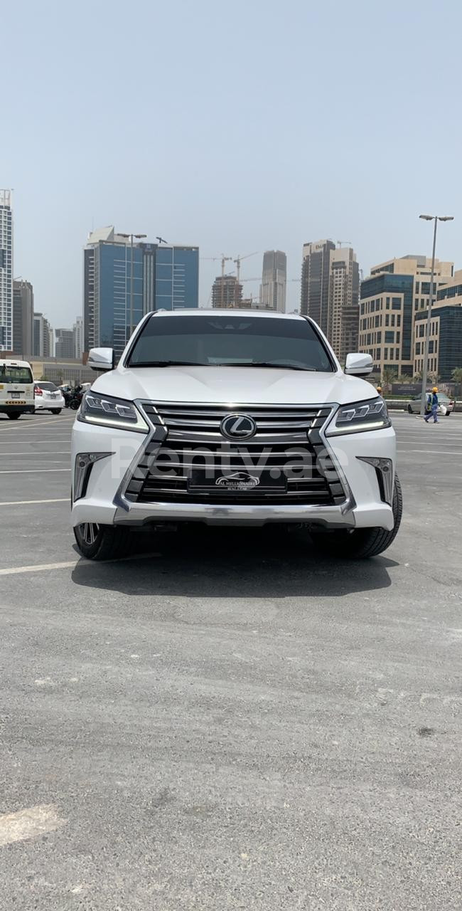 Rent a White Lexus LX 570, 2019 ID-01845, in Dubai - Renty.ae