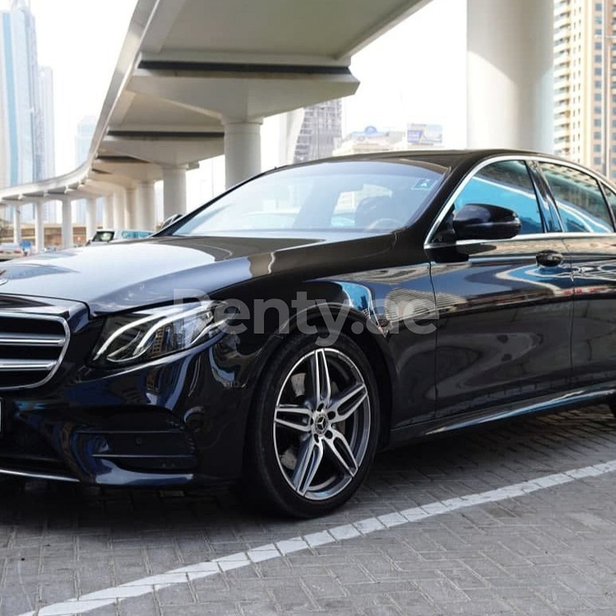 Rent a Mercedes E Class (Black), 2019 ID-03386, in Sharjah - Renty.ae