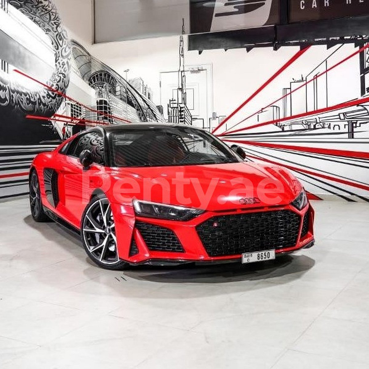 Mieten Sie ein Audi R8 (Rot), 2021 ID-03560 in Dubai - Renty.ae