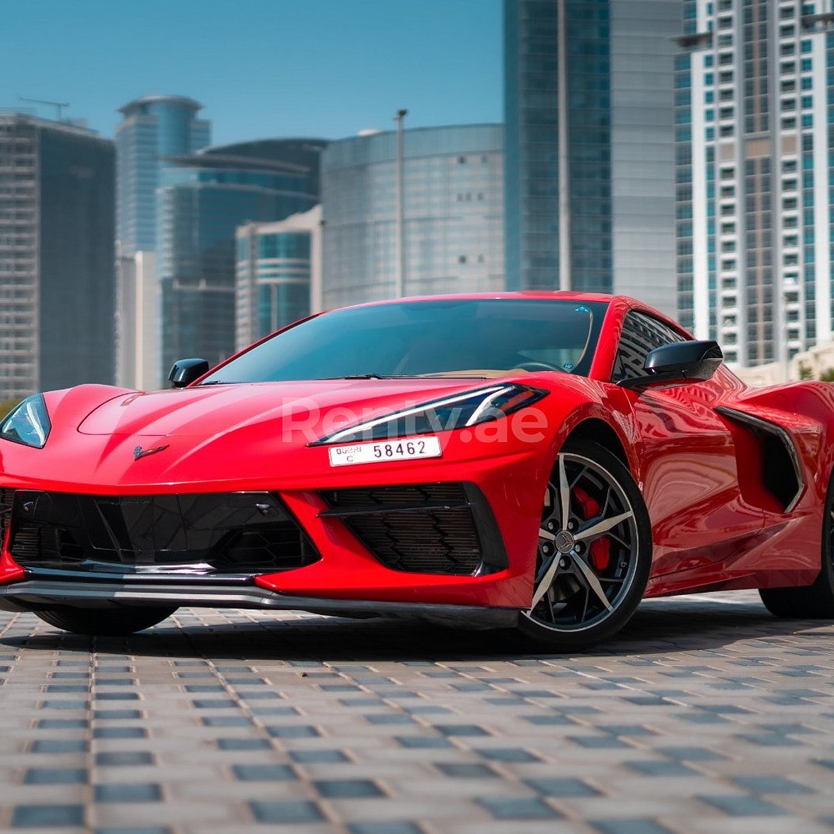 Rent a Chevrolet Corvette C8 Spyder (Red), 2022 ID-04778, in Dubai ...