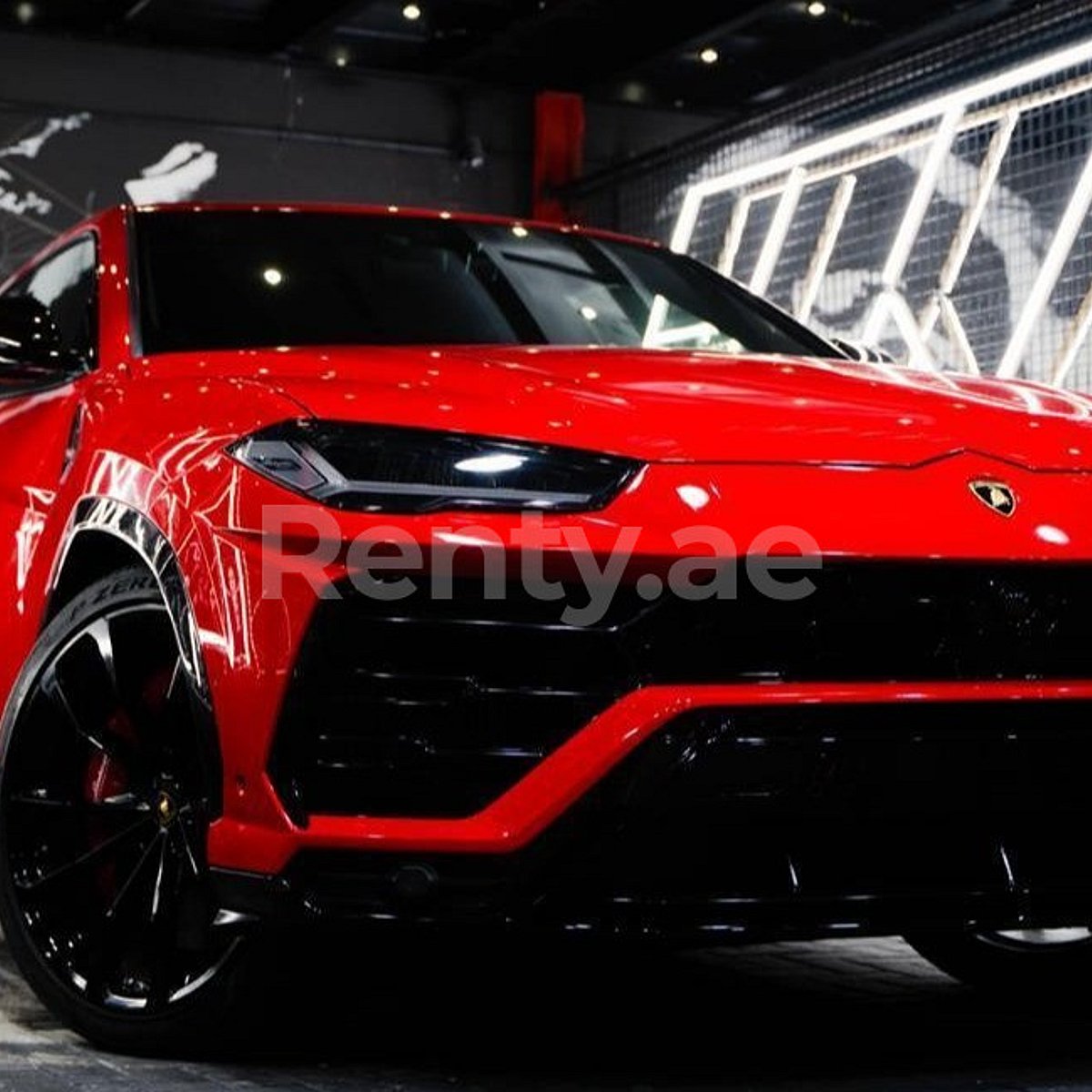 Rent a Lamborghini Urus (Red), 2020 ID-03915, in Dubai - Renty.ae