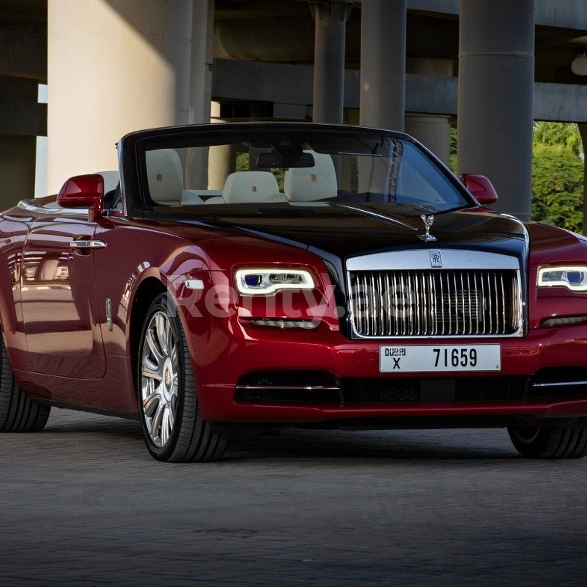 Rent a Rolls Royce Dawn (Red), 2018 ID-04770, in Dubai - Renty.ae