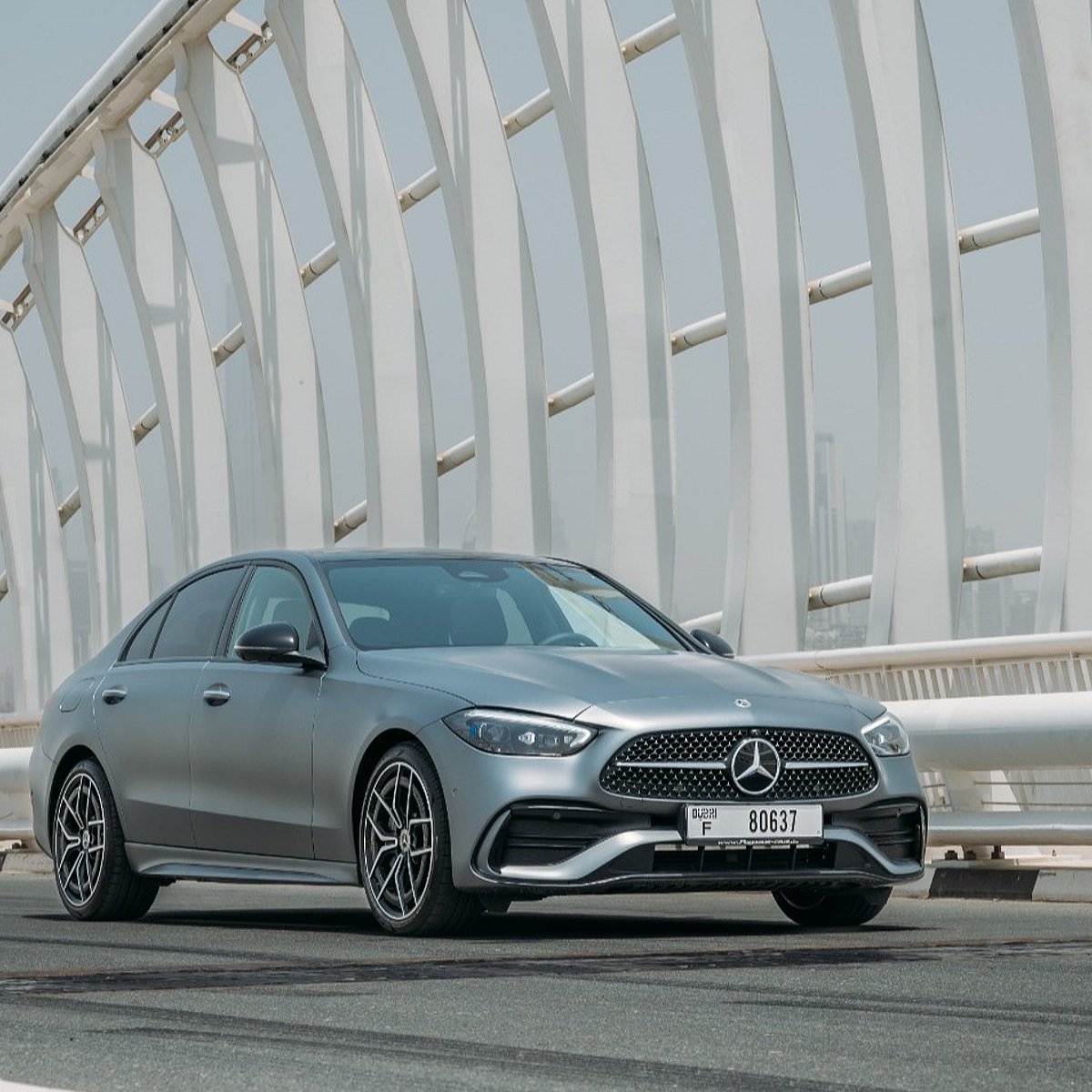 Rent a Mercedes C200 (Silver), 2023 ID-05461, in Dubai - Renty.ae