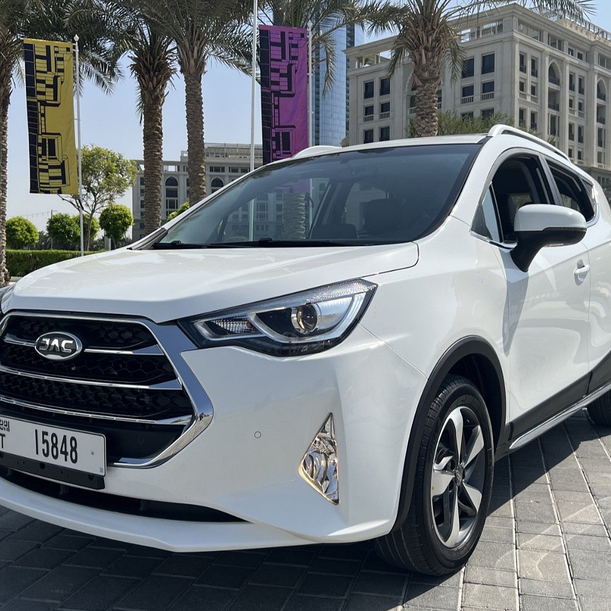 Rent a JAC S3 (White), 2023 ID-05361, in Dubai - Renty.ae