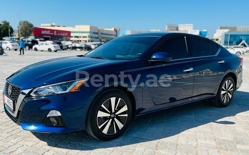 Rent a Nissan Altima (Blue), 2021 ID-04254, in Dubai - Renty.ae