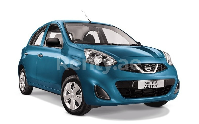 Rent a Nissan Micra (Blue), 2017 ID-02867, in Dubai - Renty.ae