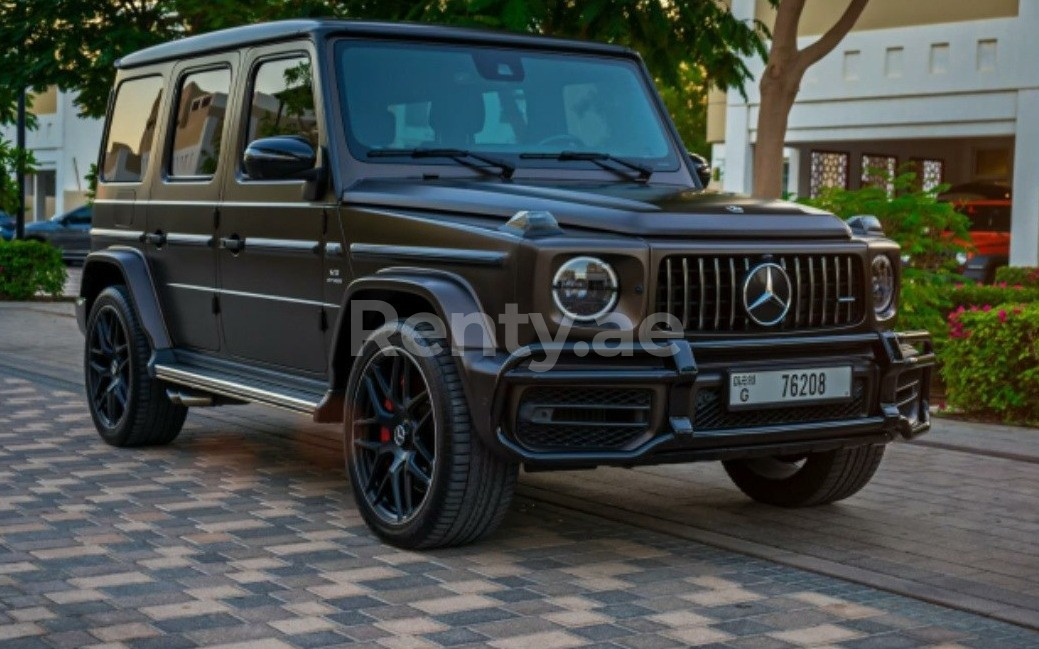 Rent a Mercedes G class (Green), 2020 ID-03145, in Dubai - Renty.ae