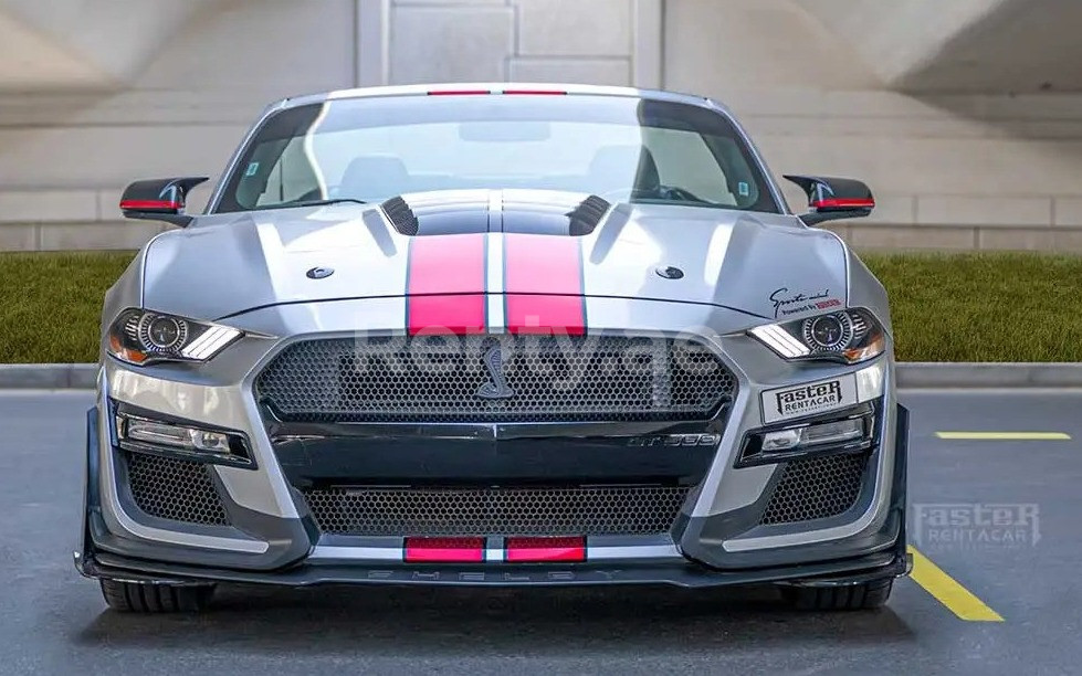 Rent a Ford Mustang (Grey), 2019 ID-04293, in Dubai - Renty.ae