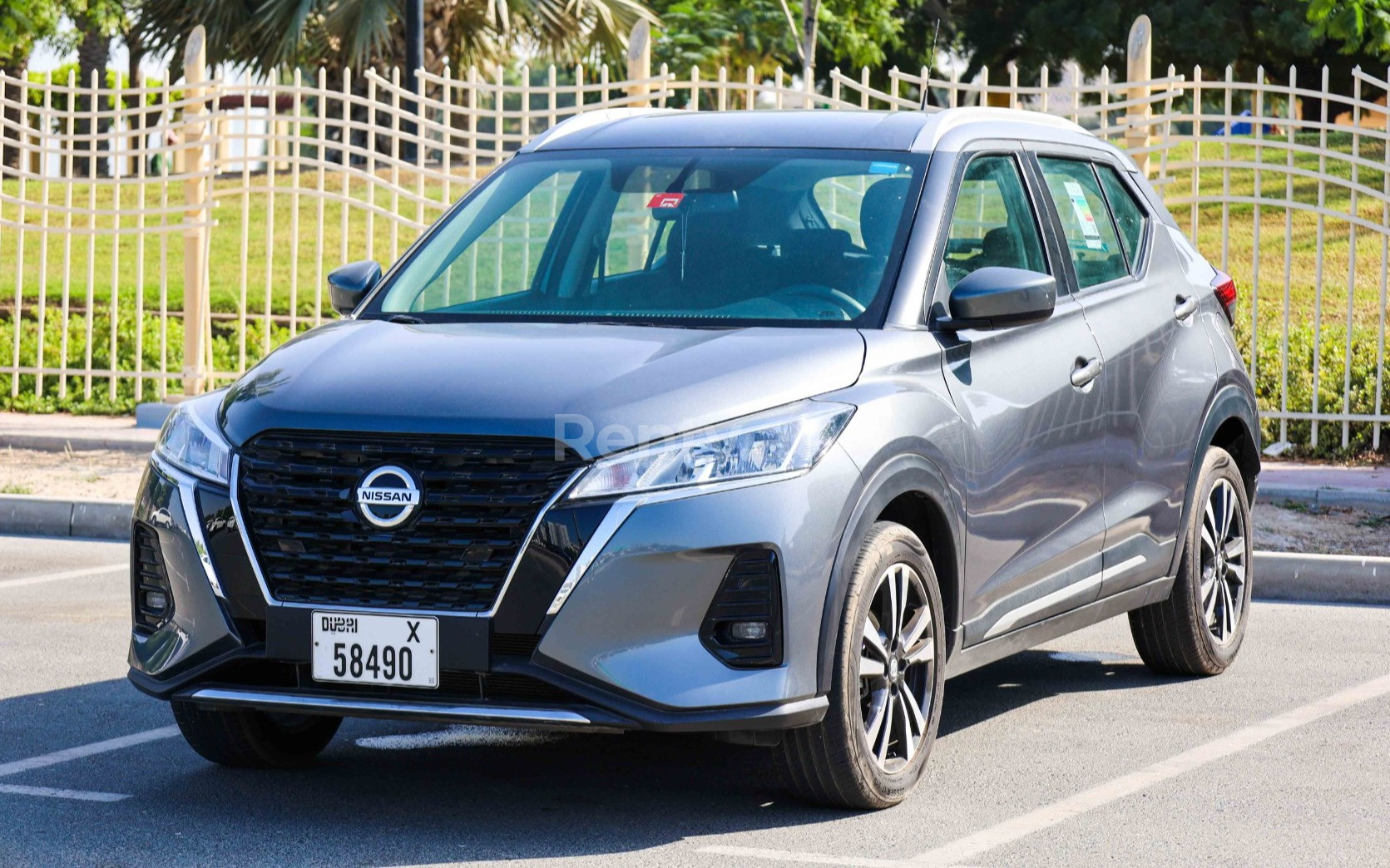 Rent a Nissan Kicks (Silver Grey), 2022 ID-05087, in Dubai - Renty.ae