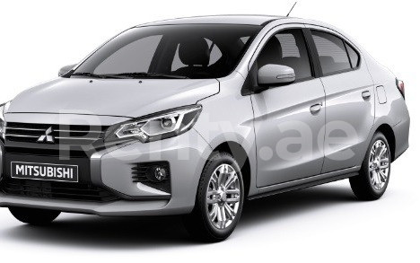 Rent a Mitsubishi Attrage (Silver), 2022 ID-03984, in Dubai - Renty.ae