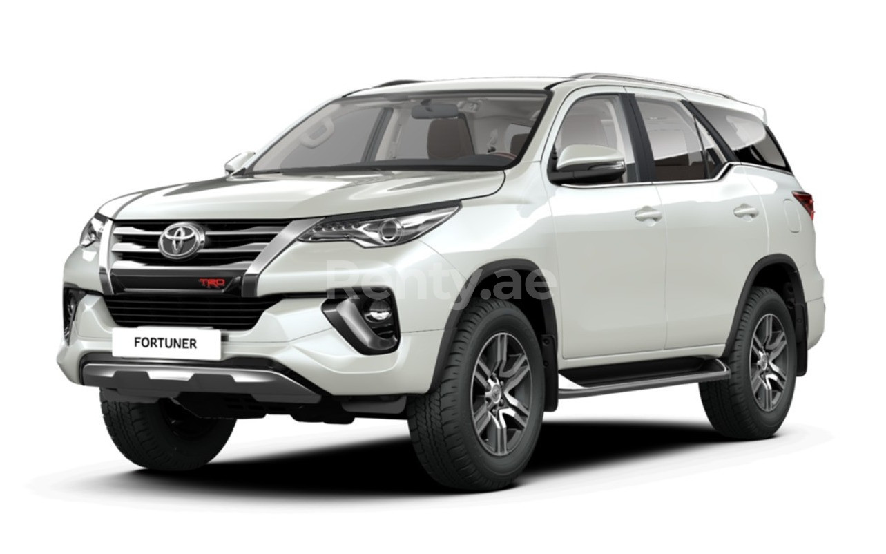 Rent a Toyota Fortuner (Silver), 2020 ID-02358, in Dubai - Renty.ae