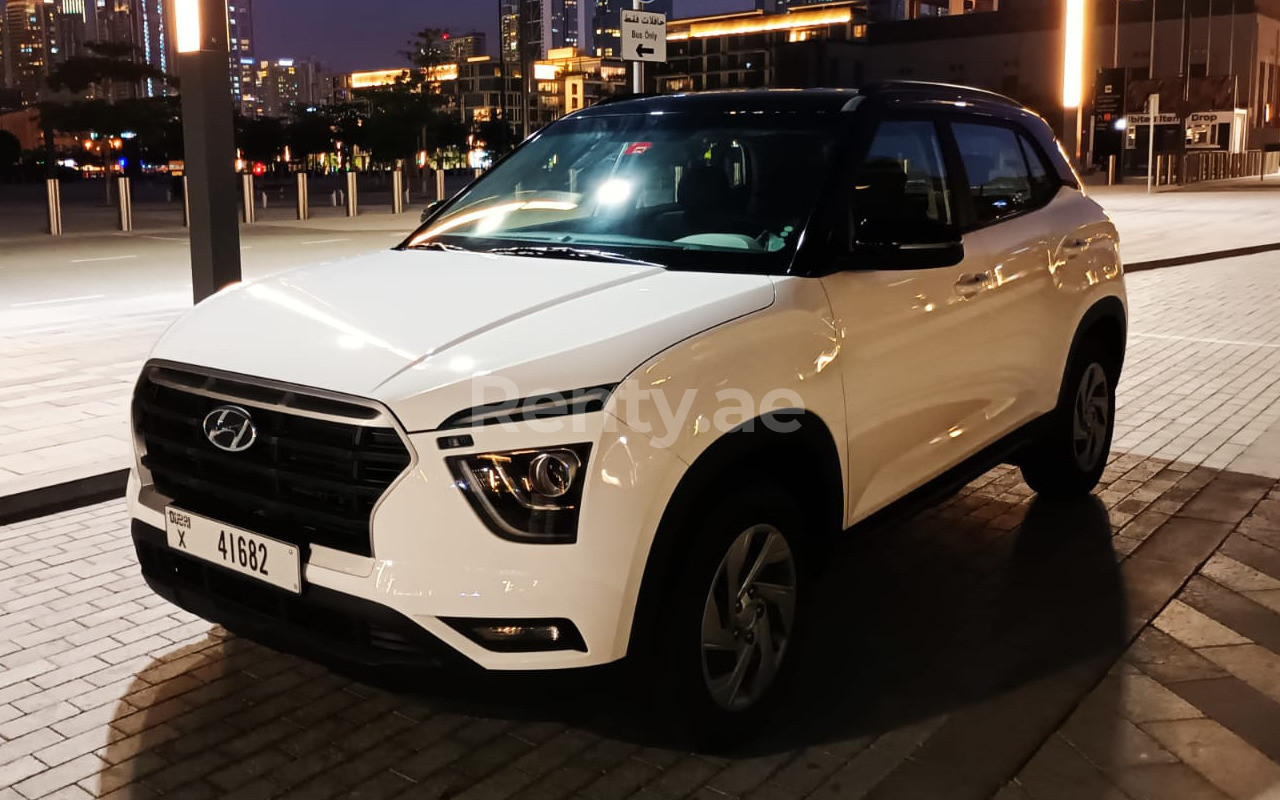 Rent a Hyundai Creta (White), 2022 ID-04204, in Dubai - Renty.ae