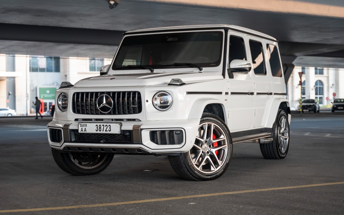 Rent a Mercedes G63 AMG (White), 2025 ID-06295, in Sharjah - Renty.ae
