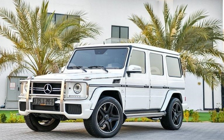 Rent a Mercedes G63 AMG (White), 2017 ID-02779, in Dubai - Renty.ae