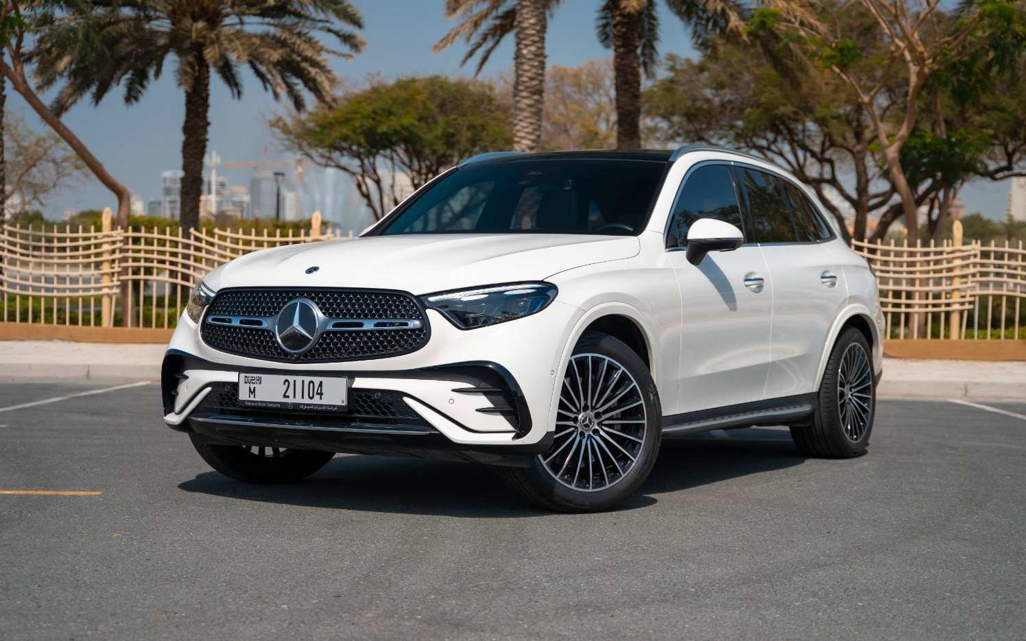 Rent a Mercedes GLC 200 SUV (White), 2024 ID-05598, in Dubai - Renty.ae