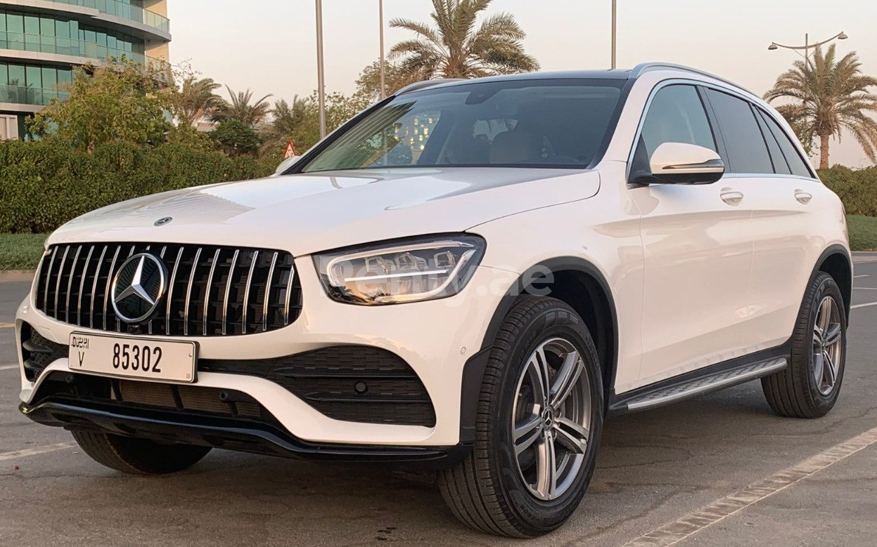 Rent a Mercedes GLC (White), 2021 ID-03783, in Dubai - Renty.ae