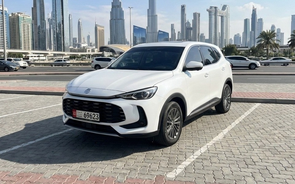 Rent a MG ZS PLUS (White), 2026 ID-06345, in Dubai - Renty.ae