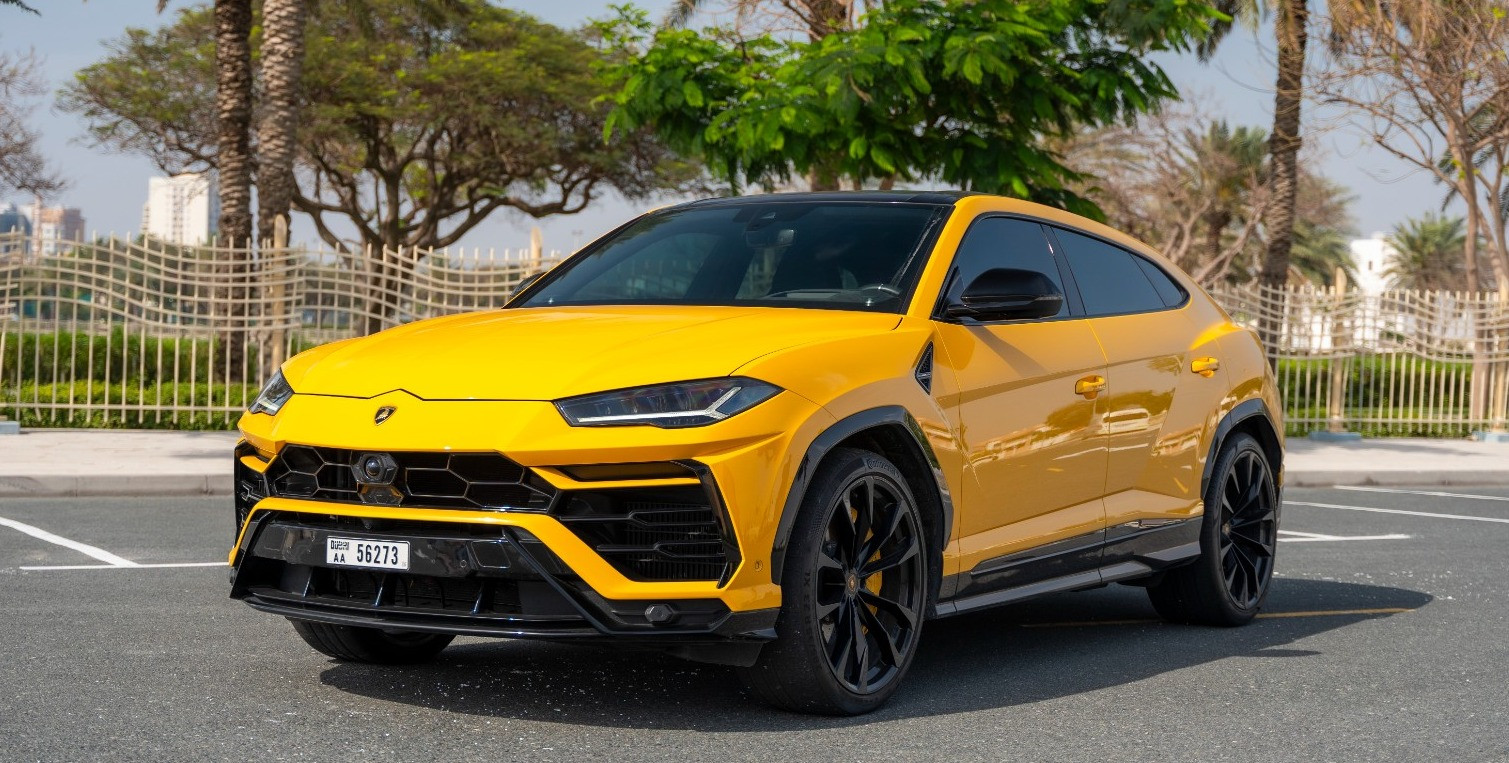 Rent a Lamborghini Urus (Yellow), 2023 ID-06365, in Abu Dhabi - Renty.ae