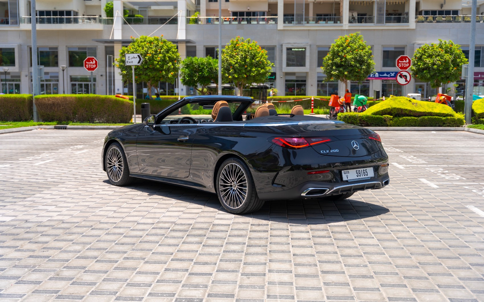 Rent a Mercedes CLE 200 AMG cabriolet/convertible (Black), 2025 ID ...