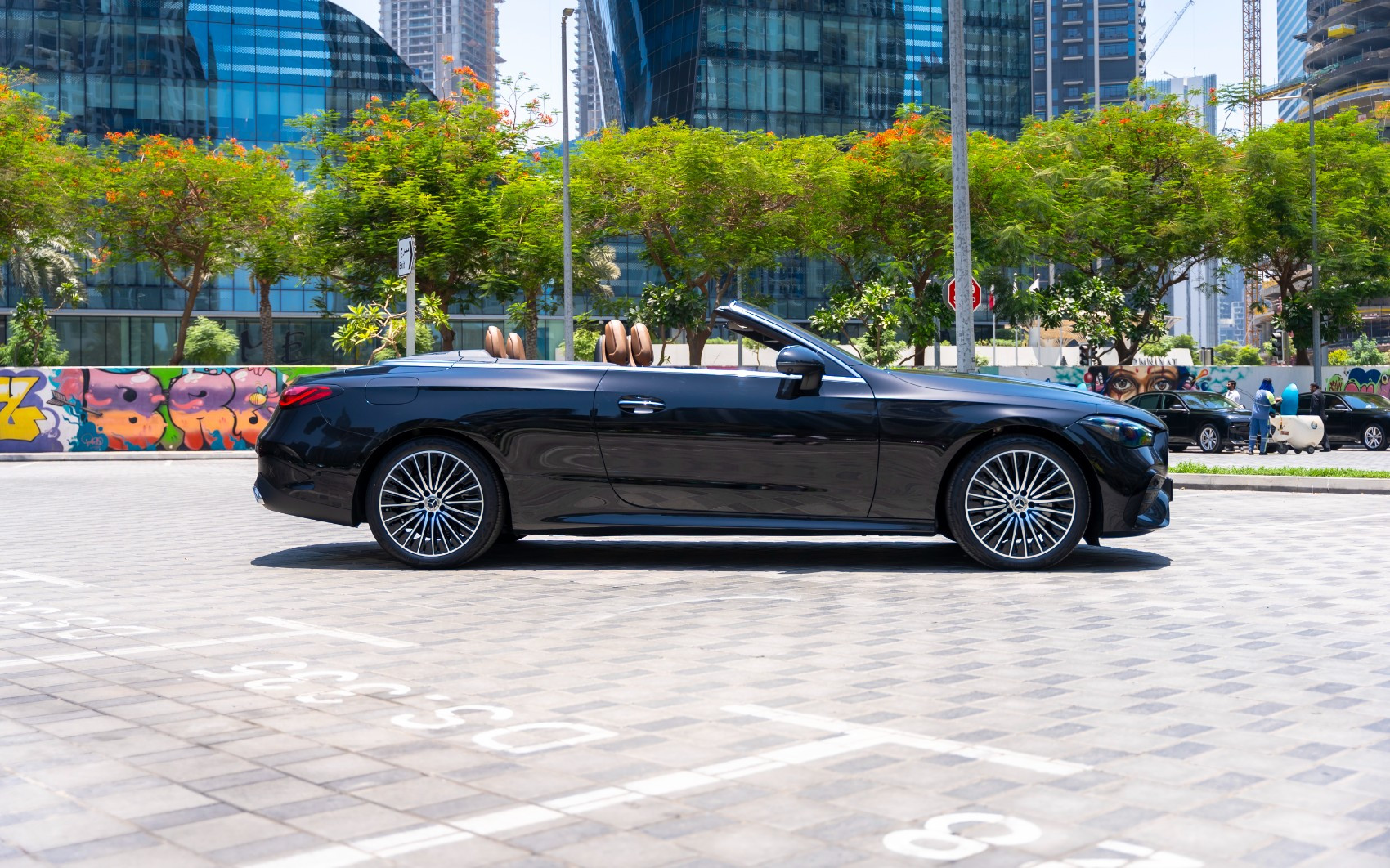 Rent a Mercedes CLE 200 AMG cabriolet/convertible (Black), 2025 ID ...