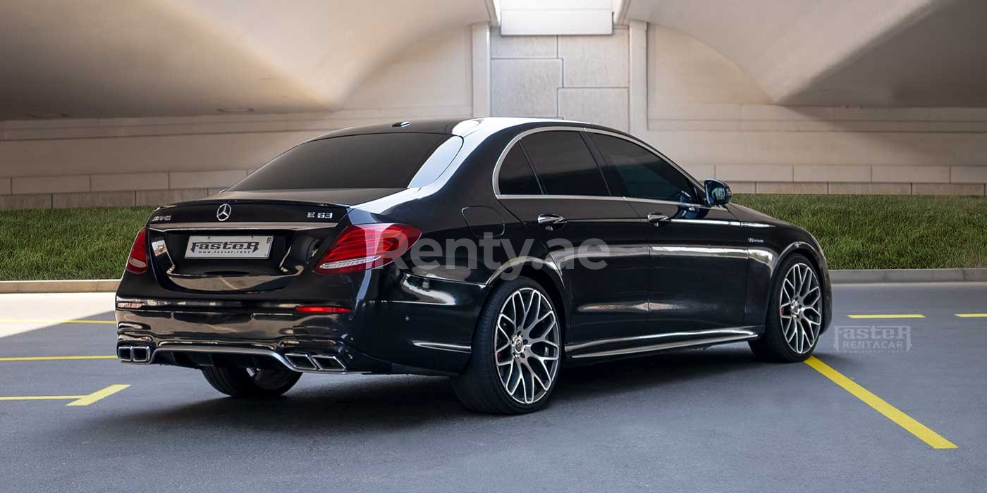 Rent a Mercedes E Class (Black), 2018 ID-03935, in Dubai - Renty.ae