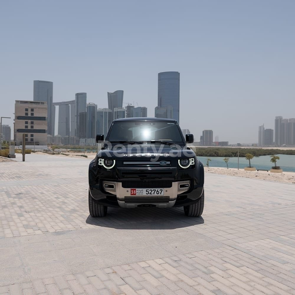Rent a Range Rover Defender (Black), 2022 ID-05013, in Dubai - Renty.ae