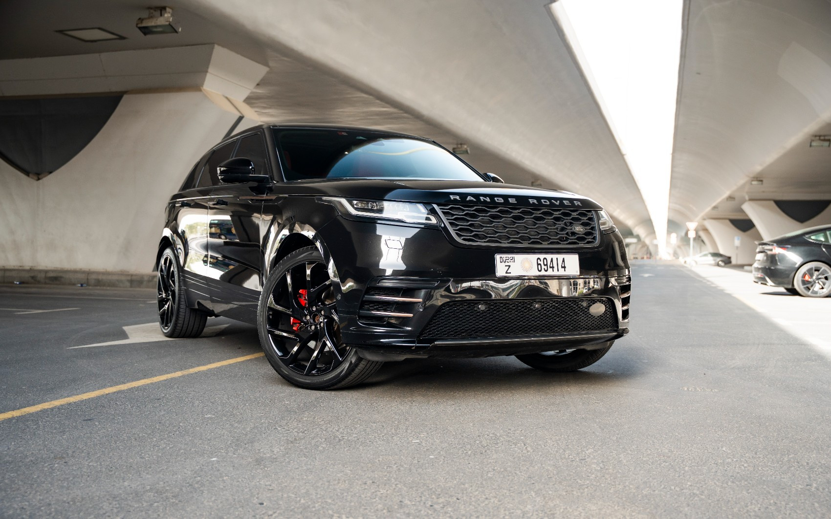 Rent a Range Rover Velar (Black), 2021 ID-06299, in Dubai - Renty.ae