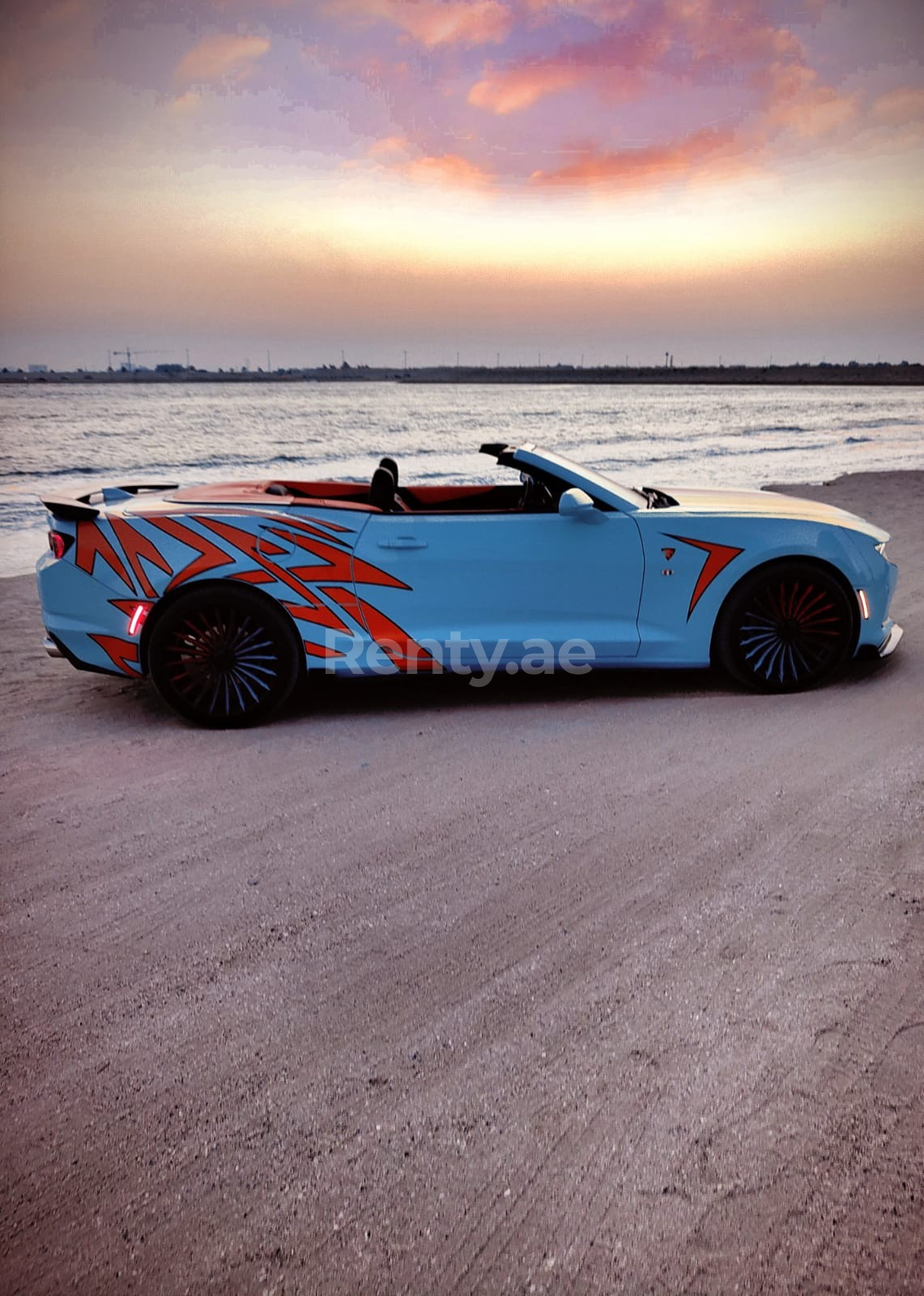 Rent a CAMARO GULF LIVERY EDITION (Blue), 2020 ID-03983, in Dubai ...