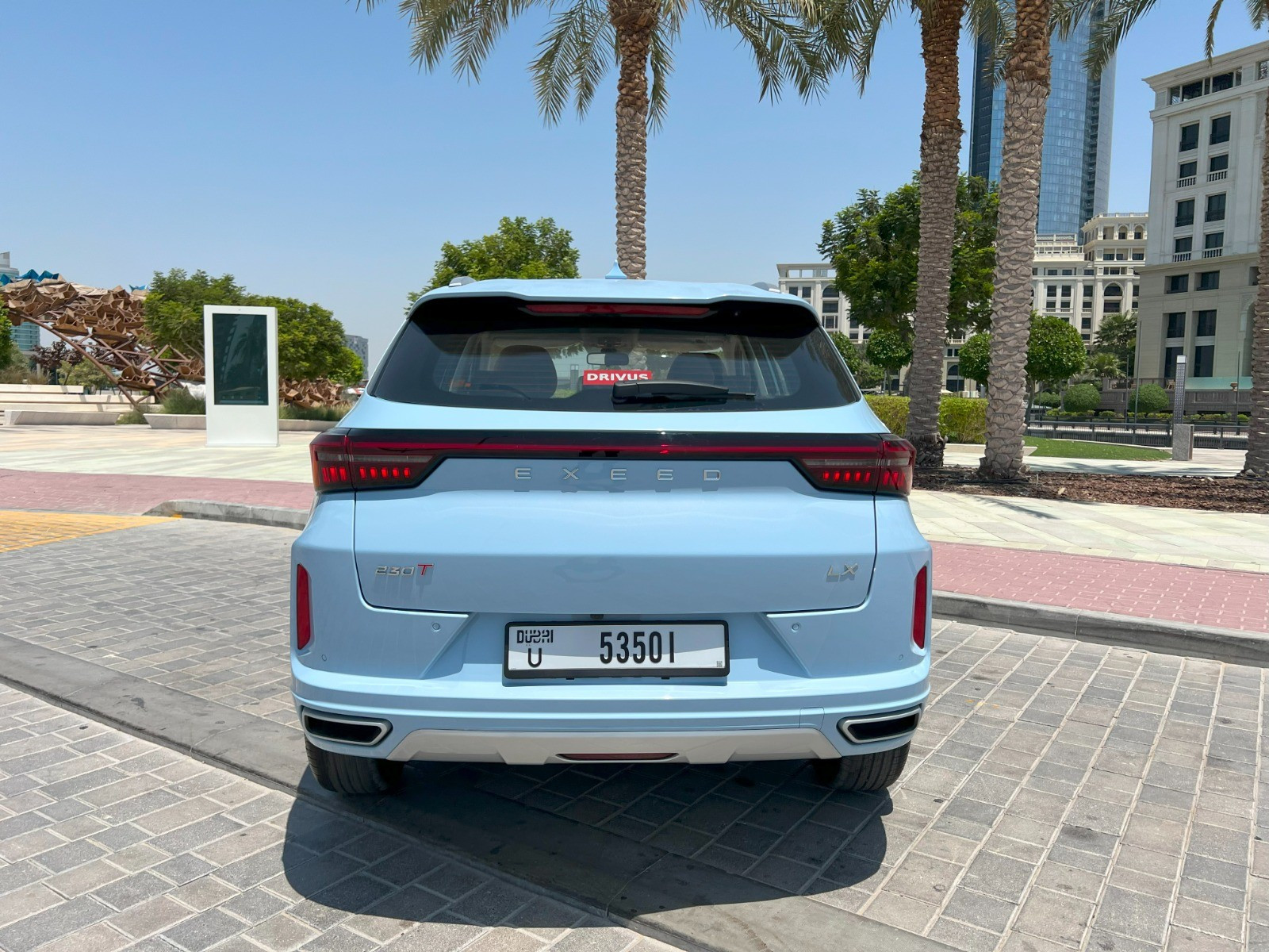Rent a Exeed LX (Blue), 2024 ID-06153, in Dubai - Renty.ae