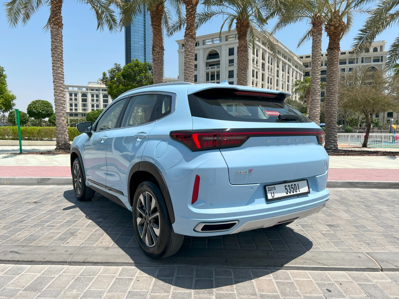 Rent a Exeed LX (Blue), 2024 ID-06153, in Dubai - Renty.ae